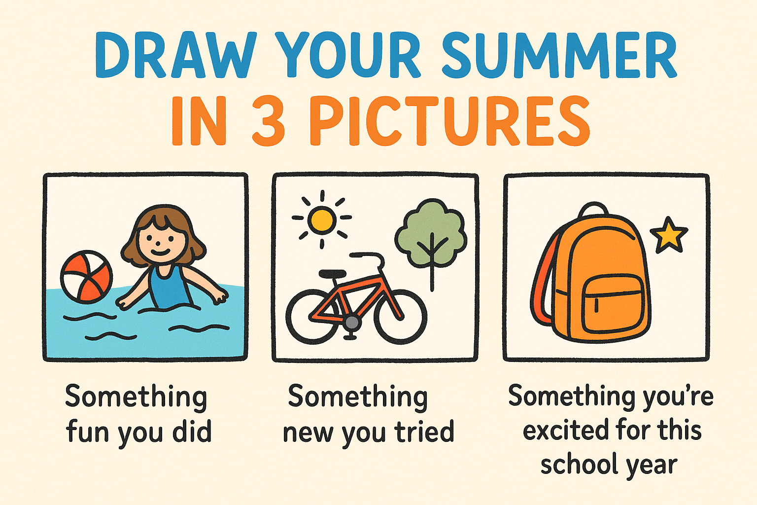 Draw Your Summer Activity – IMPACTtruth